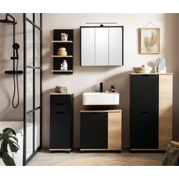 Tchibo - Regal &raquo;Emmik&laquo; - 30,5x17,5x70cm - schwarz -