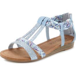 Lascana Damen Sandale hellblau Gr&ouml;&szlig;e 41
