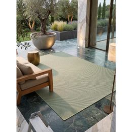 KADIMA DESIGN Flachgewebe-Teppich Pflegeleicht Gr&uuml;n 140x200 cm - BORNO Kadima