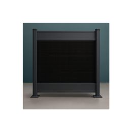 PV Zaun Style 1912 mm x 1850 mm RAL7016 Basis