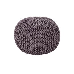 CS Schmal como Pouf Strick grau Ma&szlig;e (cm): H: 45 &Oslash;: 65 Accessoires > Kissen > Bodenkissen &raquo; Sofa DE