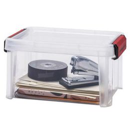 PAPERFLOW CLIP'N STORE Aufbewahrungsbox 5 L, transparent, mit Deckel, BPA-frei, lebensmittelgeeignet