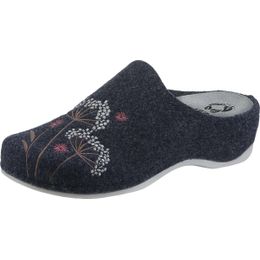 MUBB Damen Pantoffel marine Gr&ouml;&szlig;e 37