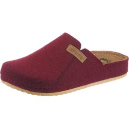 MUBB Damen Pantoffel mit Memory-Fu&szlig;bett bordeaux Gr&ouml;&szlig;e 39