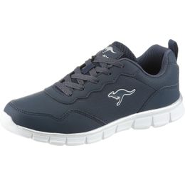 Kangaroos Damen Sneaker mit flexibler Laufsohle dunkelblau, Gr&ouml;&szlig;e 42