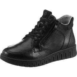 Caprice Damen Stiefelette mit Profilsohle schwarz Gr&ouml;&szlig;e 40