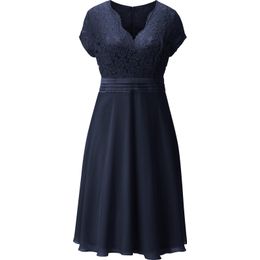 CR&Eacute;ATION L Damen Cocktailkleid marine Gr&ouml;&szlig;e 38
