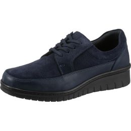 Damen Schn&uuml;rschuh f&uuml;r kr&auml;ftige F&uuml;&szlig;e dunkelblau Gr&ouml;&szlig;e 41