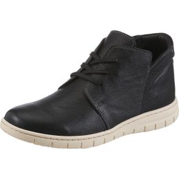 Damen Stiefelette aus Echtleder schwarz Gr&ouml;&szlig;e 42