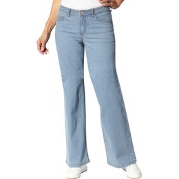 CR&Eacute;ATION L Damen 5-Pocket-Jeans mit Kontrastn&auml;hten blue-bleached Gr&ouml;&szlig;e 36
