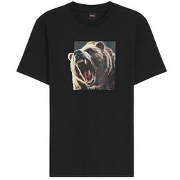 BOSS - T-Shirt f&uuml;r Herren, Baumwolle (Schwarz)