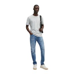 BOSS - T-Shirt f&uuml;r Herren, Premium-Baumwolle (Hellgrau)