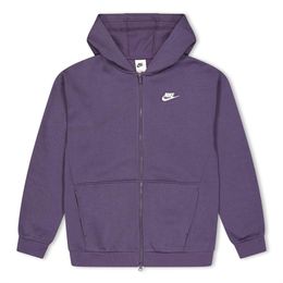 Nike - "Sportswear" Hoodie mit durchgehendem Rei&szlig;verschluss f&uuml;r M&auml;dchen (Trauben-Lila)