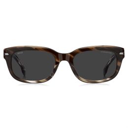 BOSS - Schildpatt-Sonnenbrille f&uuml;r Herren (Braun)