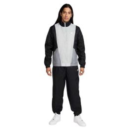 Nike - Trainingsanzug f&uuml;r Herren, gewebter Stoff (Schwarz/Grau/Wei&szlig;)