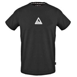 Aquascutum - T-Shirt f&uuml;r Herren, Baumwolle (Schwarz)