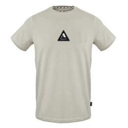 Aquascutum - T-Shirt f&uuml;r Herren, Logo, Baumwolle (Grau)