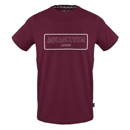 Aquascutum - T-Shirt f&uuml;r Herren, Schmal (Rot)