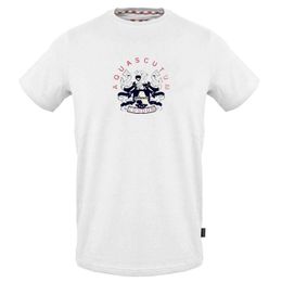 Aquascutum - T-Shirt f&uuml;r Herren, Baumwolle (Wei&szlig;)