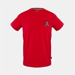 Aquascutum - "Lilly And Sid&acute;s Character" T-Shirt f&uuml;r Herren, Baumwolle (Rot)