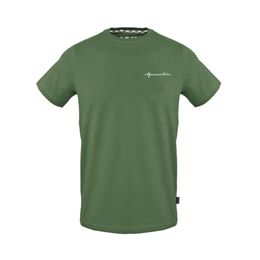 Aquascutum - T-Shirt f&uuml;r Herren, Baumwolle (Milit&auml;rgr&uuml;n)