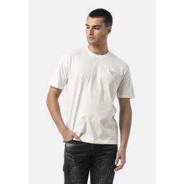Cipo & Baxx CIPO & BAXX Herren T-Shirt "CT823"ecru, Gr. M, unifarben, 100% Baumwolle, Shirts, Digitaldruck