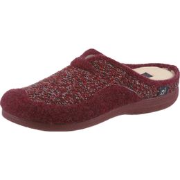 CR&Eacute;ATION L Damen Pantoffel rot-gemustert Gr&ouml;&szlig;e 37