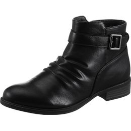 Andrea Conti Damen Stiefelette in Leder-Optik schwarz Gr&ouml;&szlig;e 42