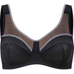 w&auml;schepur Damen BH ohne B&uuml;gel schwarz-wei&szlig; Gr&ouml;&szlig;e 90C