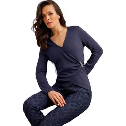 CREATION L PREMIUM Damen V-Shirt marine Gr&ouml;&szlig;e 38