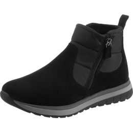Damen Stiefelette mit Doppel-Rei&szlig;verschluss schwarz Gr&ouml;&szlig;e 36