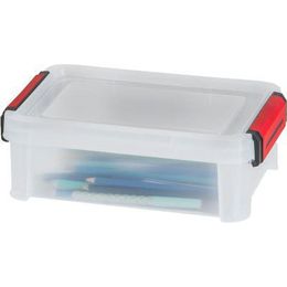 PAPERFLOW CLIP'N STORE Aufbewahrungsbox 2,5 L, transparent, mit Deckel, BPA-frei, lebensmittelgeeignet