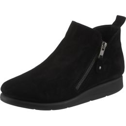 Damen Stiefelette mit Nubukleder schwarz Gr&ouml;&szlig;e 37