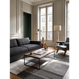 Teppich Polypropylen Grau 160x230 cm - BIENO KADIMA DESIGN
