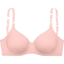 Lascana Damen T-Shirt-BH ros&eacute; Gr&ouml;&szlig;e 100F