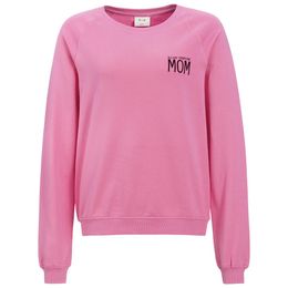 Gina Damen Sweatshirt mit Flock-Print