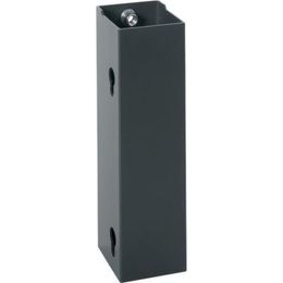 Sch&auml;fer Shop WB-M Tischaufbau-Adapter R7016, Stahl, f&uuml;r WB-M/AST31, L 60 x B 60 x H 215 mm, inkl. Montagematerial, anthrazitgrau