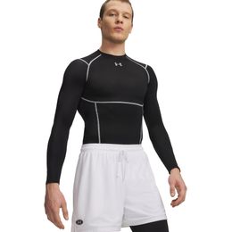 Under Armour Herren Trainingsshirt "UA HG ELITE COMP LS"ultimate schwarz, reflective, Gr. XXXL, unifarben, Trikot, Obermaterial: 81% Polyester, 19%