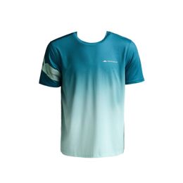 MONTERRAIN Herren T-Shirt "Monterrain DISTANCE OMBRE TEE"seafarer teal, stream gr&uuml;n, Gr. XL, unifarben, 90% Polyester, 10% Elasthan, Shirts
