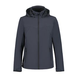 Icepeak Herren Softshelljacke "Icepeak BRIMFIELD"anthrazit, Gr. 50, Softshell, Obermaterial: 95% Polyester, 5% Elasthan, Jacken, mit abnehmbarer
