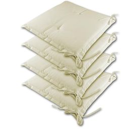Detex Sitzkissen 4er-Set Sydney Creme 45x40x6cm
