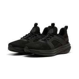 Puma Herren Sneaker "SOFTRIDE ENZO 6", Gr. 41Puma schwarz, flat schwarz gray, Textil, Schuhe