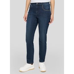 Rabe Damen Jerseyhose "Hose", blau, Gr. 46, unifarben, 92%Baumwolle 6%Polyester 2%Elasthan, Hosen