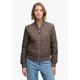 Superdry Damen Bomberjacke "LINER BOMBER JKT"deep khaki gr&uuml;n, Gr. XL, leicht gl&auml;nzend, unifarben, Web, Obermaterial: 100% Nylon, Jacken, Kunstfaser,