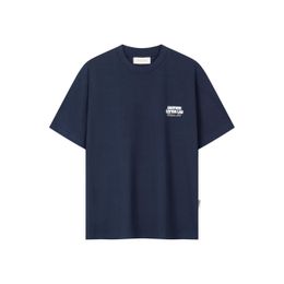 Damen T-Shirt "Another Cotton Lab Community Clubhouse T-Shirt", blau, Gr. S, ANOTHER COTTON LAB, bedruckt, 100% Baumwolle, Shirts