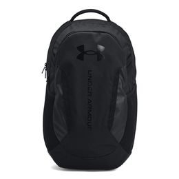 Under Armour Sportrucksack "UA HUSTLE 6.0 BACKPACK"schwarz, schwarz, schwarz, Rucks&auml;cke, mit Schuh- oder W&auml;schefach, wasserabweisendes Obermaterial