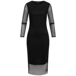 CLOUD 5IVE Damen A-Linien-Kleid "CLOUD 5IVE Long-sleeved Dress"schwarz, Gr. M, 95% Polyester, 5% Elasthan, Kleider