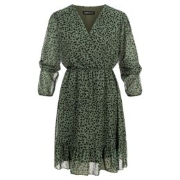CLOUD 5IVE Damen A-Linien-Kleid "CLOUD 5IVE Longsleeve Dress"gr&uuml;n, Gr. M, 100% Polyester, Kleider