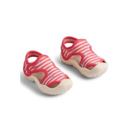 Wheat M&auml;dchen Sandale "Wheat Sandal Bani", Gr. 26rot stripe flowers, Synthetik, Schuhe
