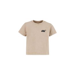 M&auml;dchen T-Shirt "Another Cotton Lab Cacao Department Oversized T-Shirt Washed"beige, Gr. 164, ANOTHER COTTON LAB, bedruckt, 100% Baumwolle, Shirts